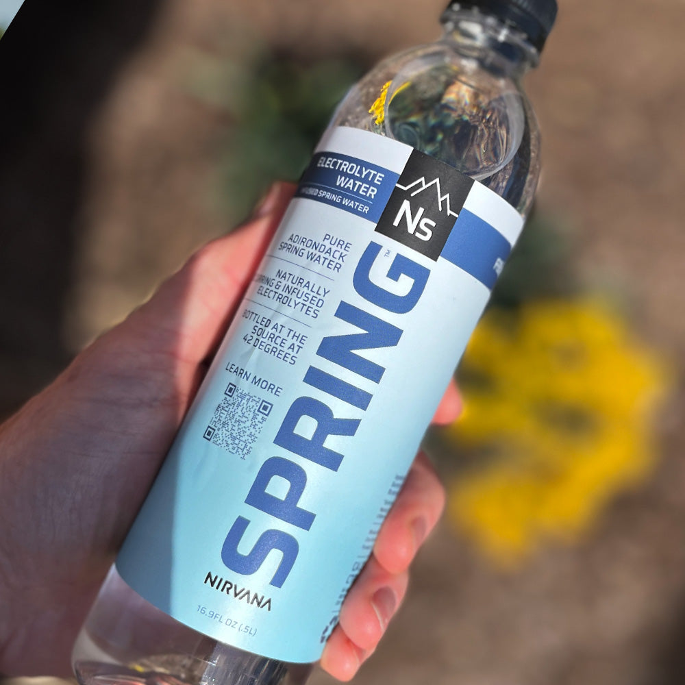 Nirvana Super™ - HMB & Electrolyte-infused bottled water.
